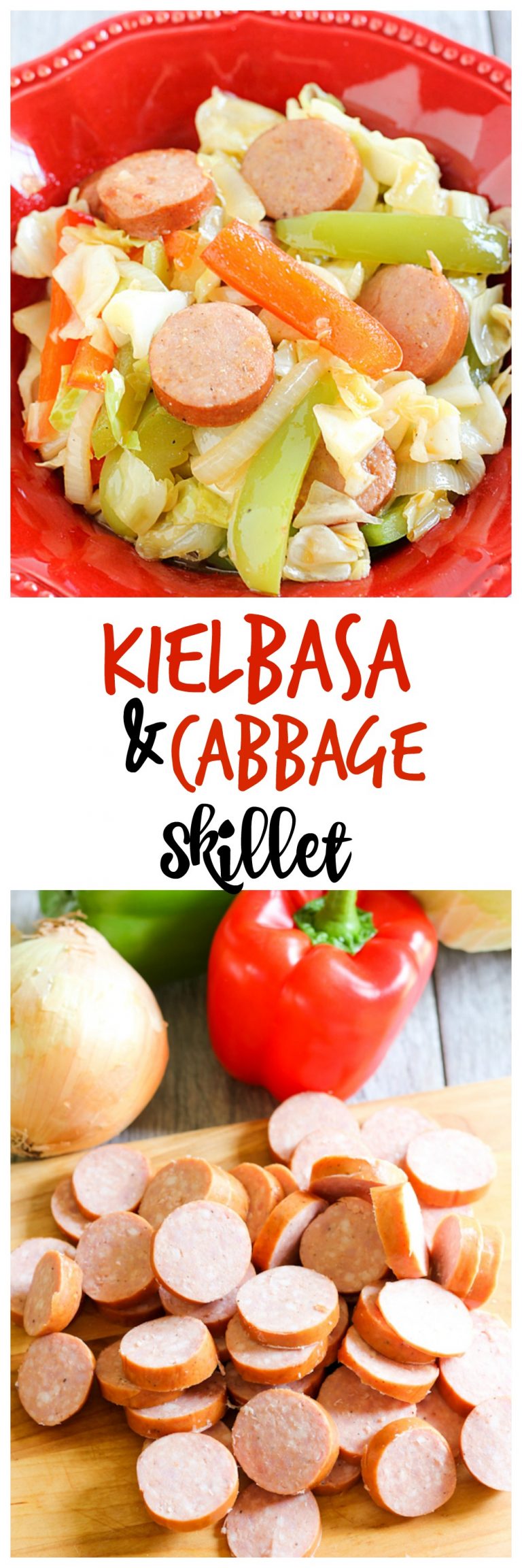 Kielbasa and Cabbage Skillet | Mandy's Recipe Box
