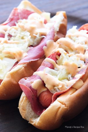 Reuben Hot Dog | Mandy's Recipe Box