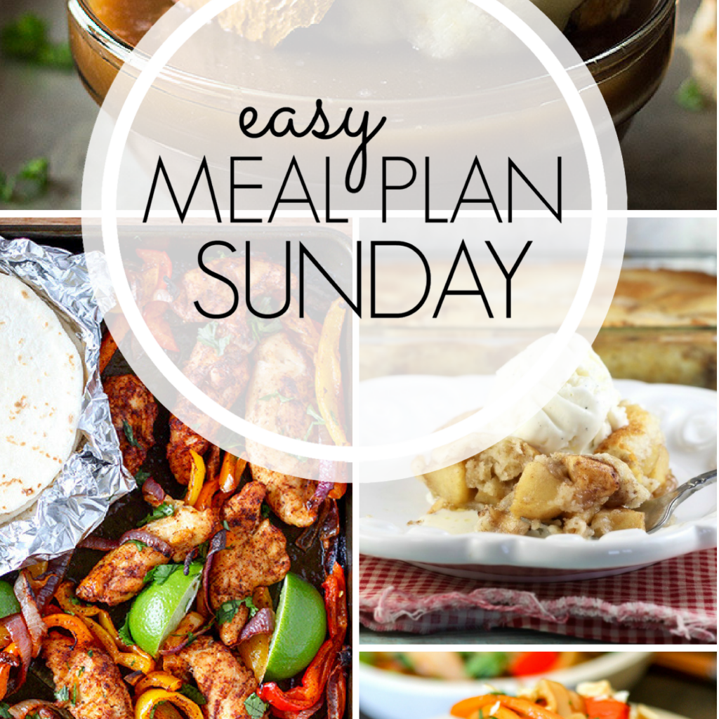 Easy Meal Plan Long Collage Week 95 | Mandy's Recipe Box