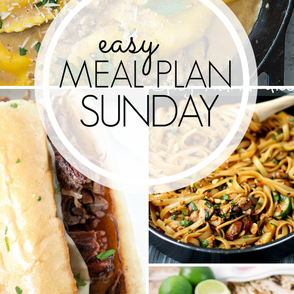 Easy Meal Plan Long Collage | Mandy's Recipe Box