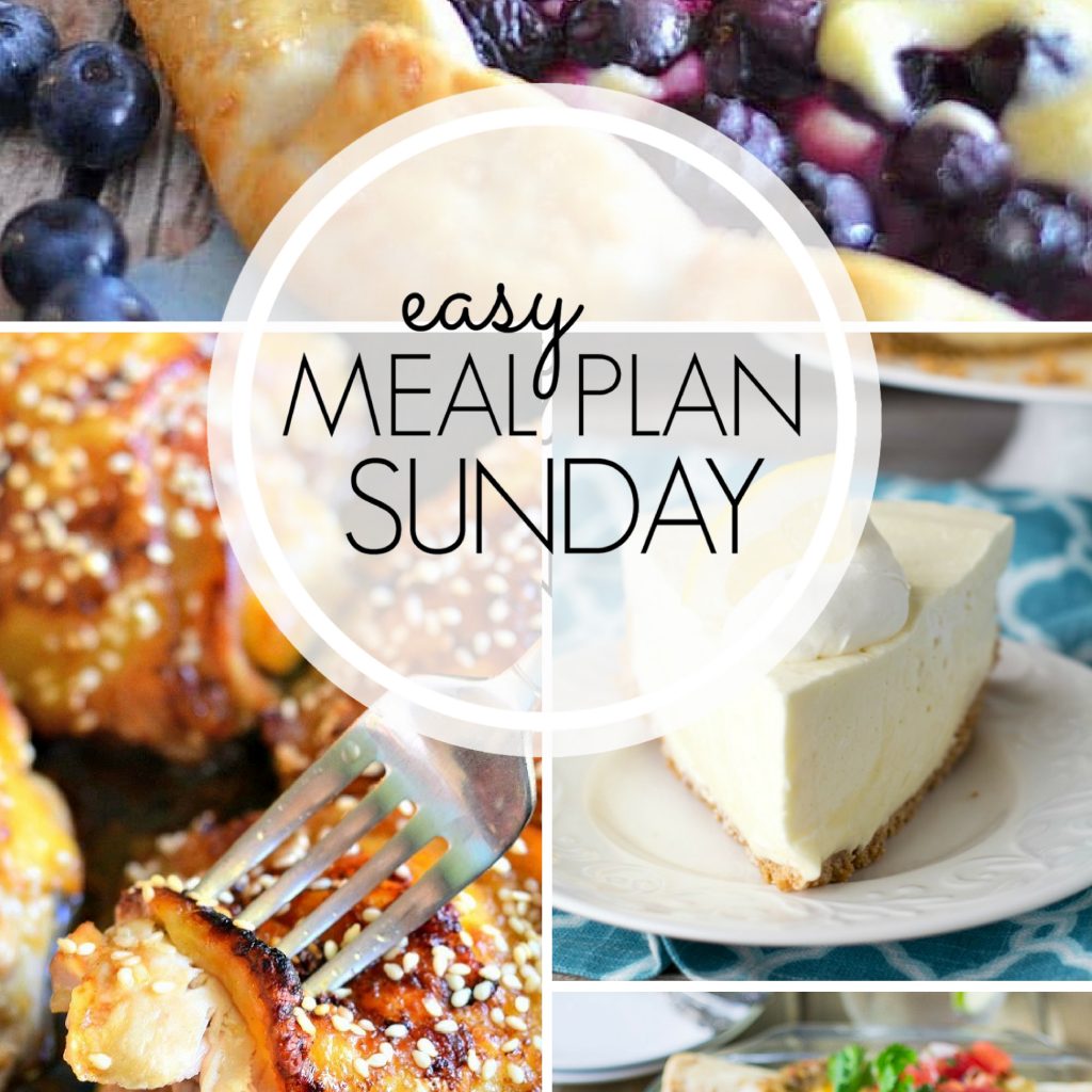 Easy Meal Plan Long Collage | Mandy's Recipe Box
