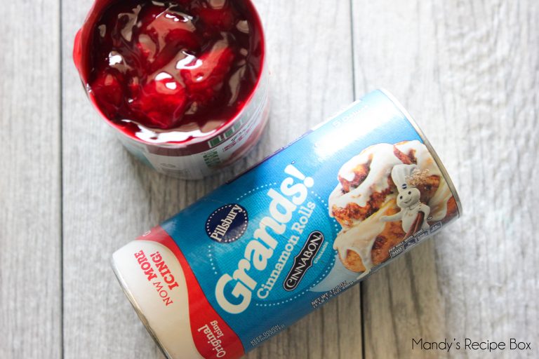 Strawberry Cinnamon Roll Bubble Up | Mandy's Recipe Box